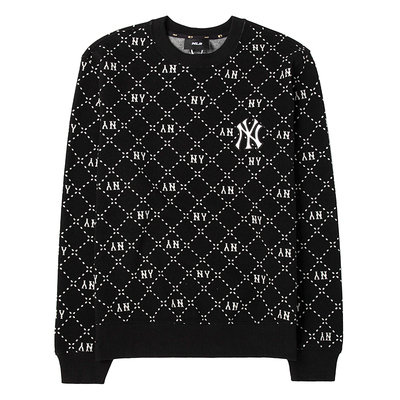 MLB官方NY满标老花卫衣男2025新款女装圆领运动服套头衫3AMTM0134