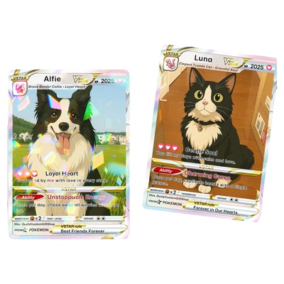 【定制猫咪狗狗卡片】