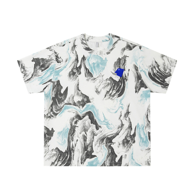 国风水墨ADER NANA时尚设计短袖T恤男女宽松情侣款潮牌夏季