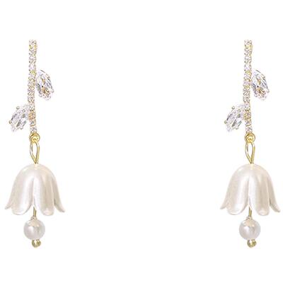 流苏耳环女新款小众设计耳钉独特