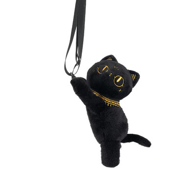 大英博物馆毛绒可爱手机包斜挎包