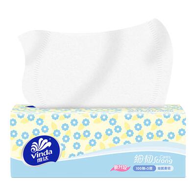 一分钱抽纸维达5包整箱实惠装