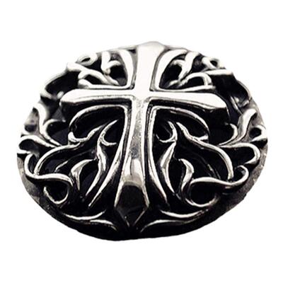 diy黄铜镂空唐草钱包皮具财布扣