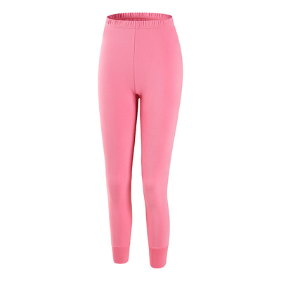 ab内衣女士秋裤薄款精梳纯棉刷绒高腰打底保暖棉毛裤R687