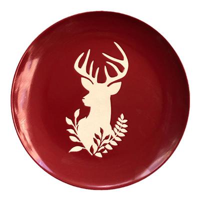 创意碟子北欧餐盘陶瓷家用牛排