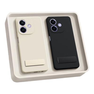 适用oppoA3活力版手机壳A3x/A3i/A3iplus新款oppo5G保护套带支架PKD110液态硅胶黑色PKD130全包防摔男女外壳