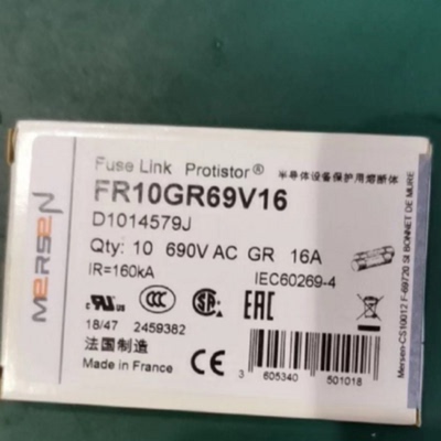 议价Ferraz 熔断器 D1014579J FR10GR69V16/FR10GB69V16 16A 690V
