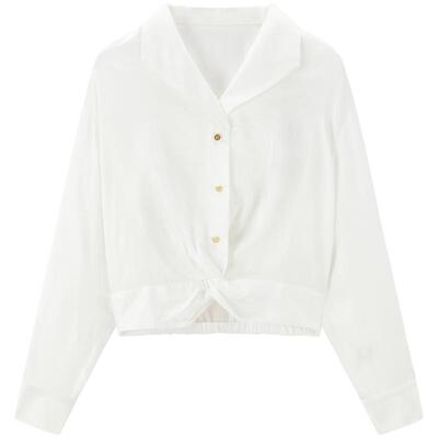 【商场同款】太平鸟女装2025年夏季新款截短廓形上衣女A1CDF2199