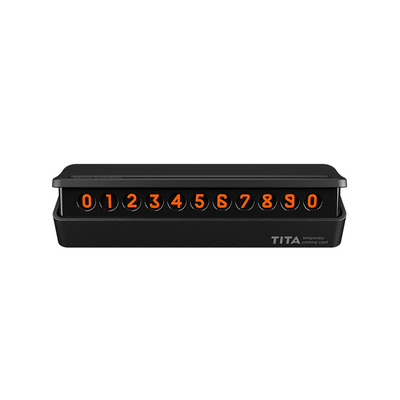 BCASE TITA | 汽车临时停车牌 可隐藏式立体反转挪车电话号码牌