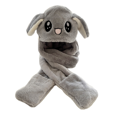 抖音同款兔耳朵网红长耳朵的帽子