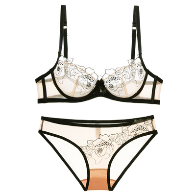 维多利亚性感内衣女蕾丝超薄款