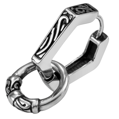 新款复古耳环男钛钢耳钉情侣钛钢