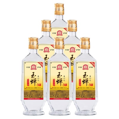 玉蝉大曲酒525ml加量版52度整箱