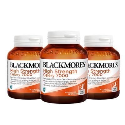 澳佳宝BLACKMORES芹菜籽7000mg40片*3西芹籽精华中老年保健品