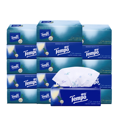 得宝雪松之境抽纸90抽15包纸巾