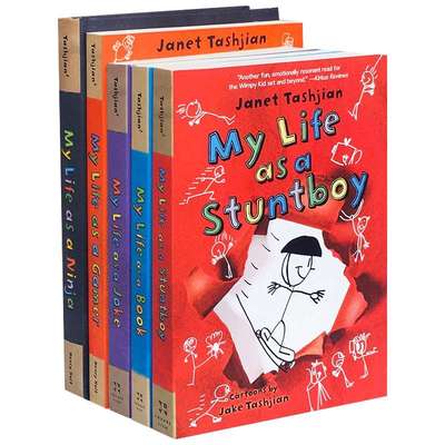 英文原版小屁孩成长记系列5册