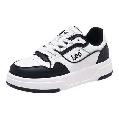 Lee黑白撞色复古男士板鞋