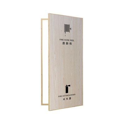 陈一予消火栓装饰画木色纹理