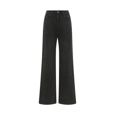 PetitBari微喇牛仔裤显瘦又显高