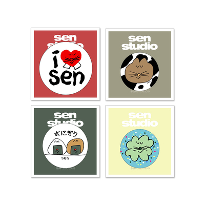 韩国插画师sen新款徽章吧唧装饰
