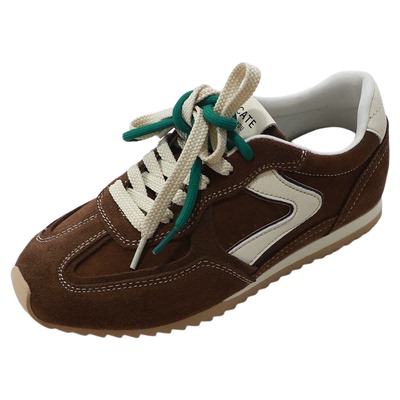 诗路花语女鞋2025春真皮德训鞋