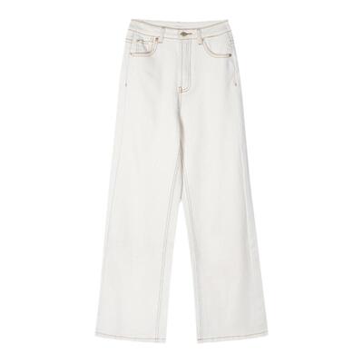 直筒长裤常规牛仔2022显瘦