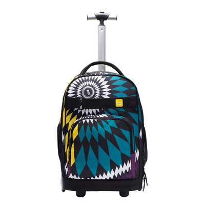 初中学生防水背包男女拉杆书包