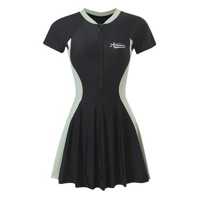 显瘦连体女裙式大码泳衣