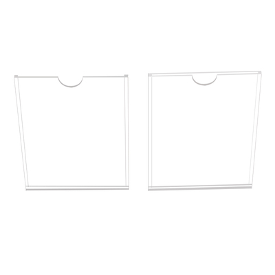 信息插槽透明房产中介双层亚克力