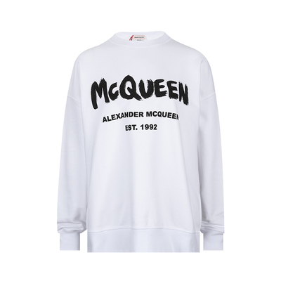 亚历山大·麦昆女士休闲圆领卫衣