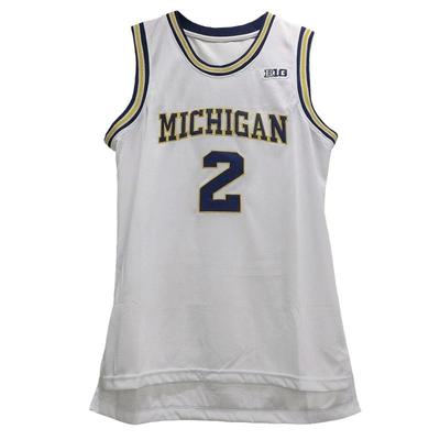 2号普尔密歇根大学刺绣球衣复古