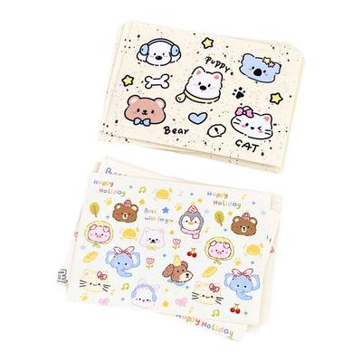 动物乐园系列贺卡祝福留言卡