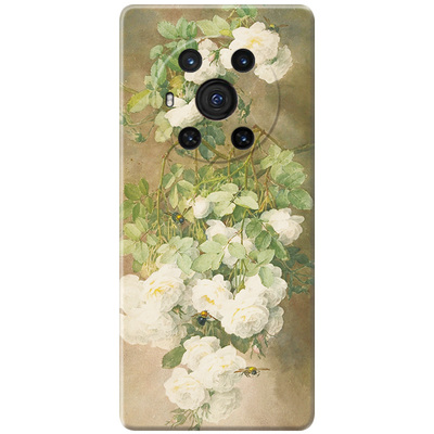 水彩白茶花适用华为荣耀畅玩60手机壳50m/40s/30plus中国风magic7/6/5/4pro古风文艺女款软