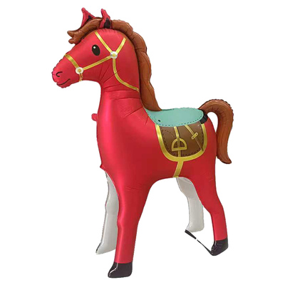 马年站立贵族马造型活动装扮气球