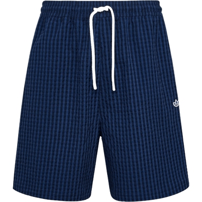 adidas阿迪达斯三叶草男子RESORT度假风条纹运动休闲短裤KX0697