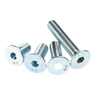 高强度上海10.9级镀锌沉头内六角