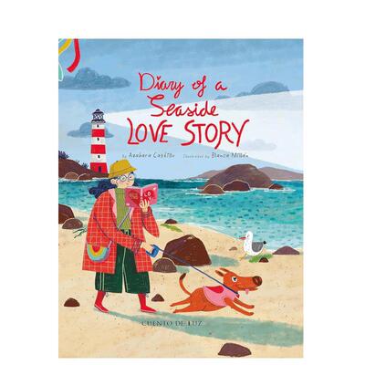 【现货】海边爱情日记英文儿童绘本人物传记进口原版书精装Diary of a Seaside Love Story Azahara Castillo Cuento de Luz Pub