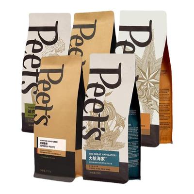 Peets皮爷浓缩咖啡豆手冲研磨黑咖啡阿拉比卡深烘拿铁意式250g