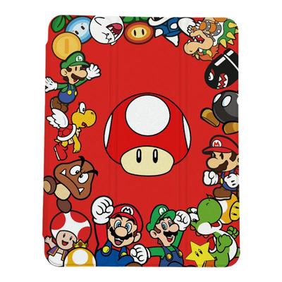 超创意【360旋转】适用ipad11a16平板保护套pro11笔槽2021款10.2寸卡通马里奥10代10.9亚克力air45三折mini67