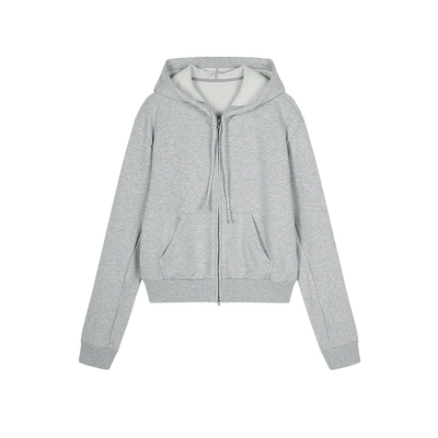 【早春上新】JNBY/江南布衣25春卫衣宽松连帽开襟5P2410430