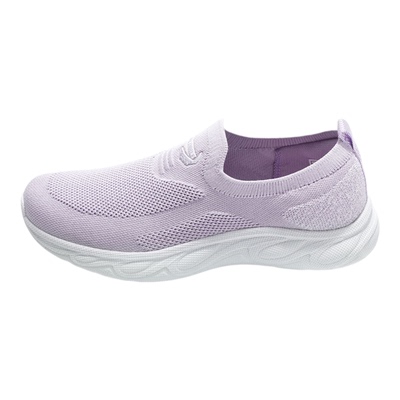 鳄鱼恤正品一脚蹬健步鞋女鞋透气飞织百搭舒适轻质易穿脱鞋懒人鞋