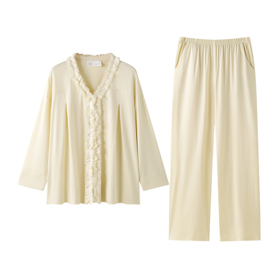 曼系“法式慵懒”设计感睡衣女