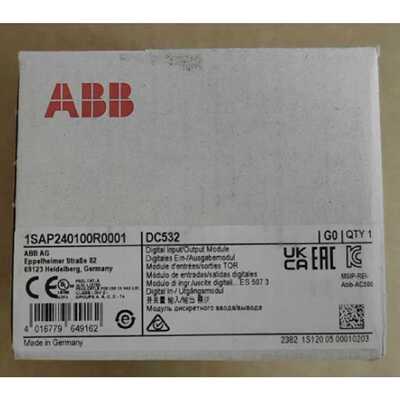 议价全新ABB PLC模块DC532 原装现货1SAP240100R0001  ABBS模拟量