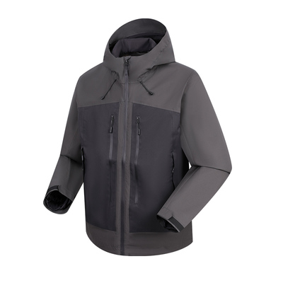 ROYALWAY连帽单冲锋衣男2L全压胶