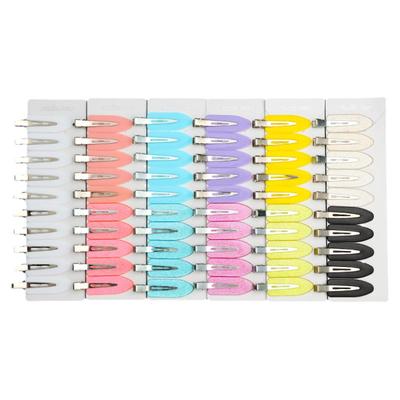 抢9.8元50个无痕发夹奶油胶diy材料头饰边夹刘海夹发卡夹子发饰品