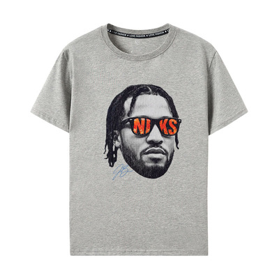 2026短袖T恤布伦森同款衣服男印花纽约尼克斯11号大码篮球KNICKS