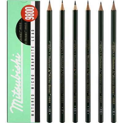 三菱铅笔专业风美术书写日本炭笔