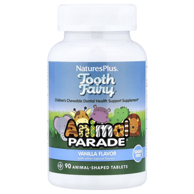 NaturesPlus,Source of Life®儿童健齿咀嚼片，含 M18 益生菌，天