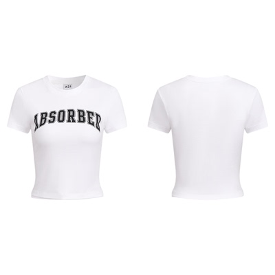 A21女装圆领短袖T恤夏季