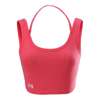 性感美背裹胸带胸垫上衣背心